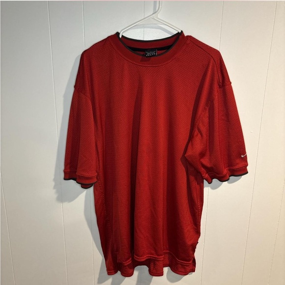 Nike | Shirts | Vintage Nike Alpha Project Short Sleeve Jersey Red ...